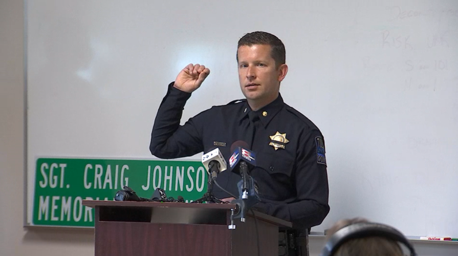 Photos: Section of Highway 169 named after fallen TPD Sgt. Craig ...