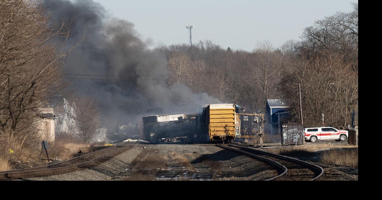 Ohio train derailment: Video appeared to show wheel bearing overheating ...