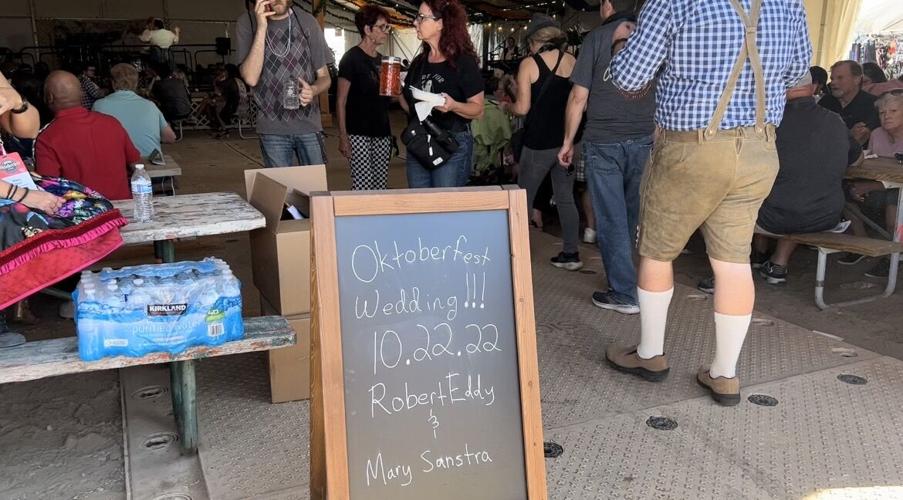 Photos: Local couple gets married at Tulsa Oktoberfest | | fox23.com