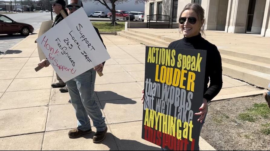 Photos: Coffeyville community members, firefighters rally together in ...