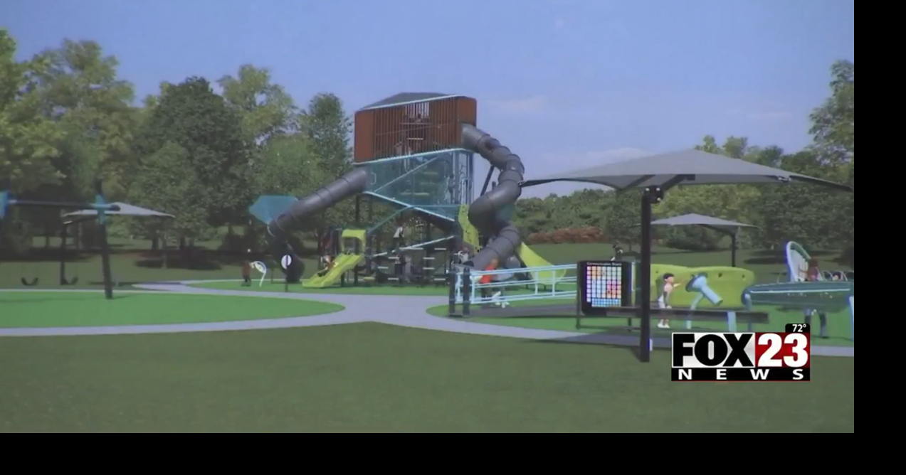 New inclusive playground opens at Hicks Park | News | fox23.com