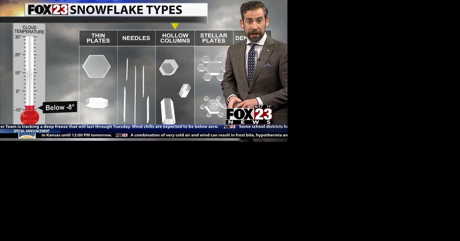 How temperature affects snowflake shapes and quality | News | fox23.com