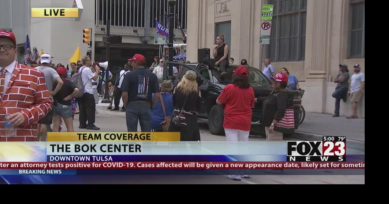 Tulsa Trump rally Updates: Protesters arrive downtown, President Trump ...