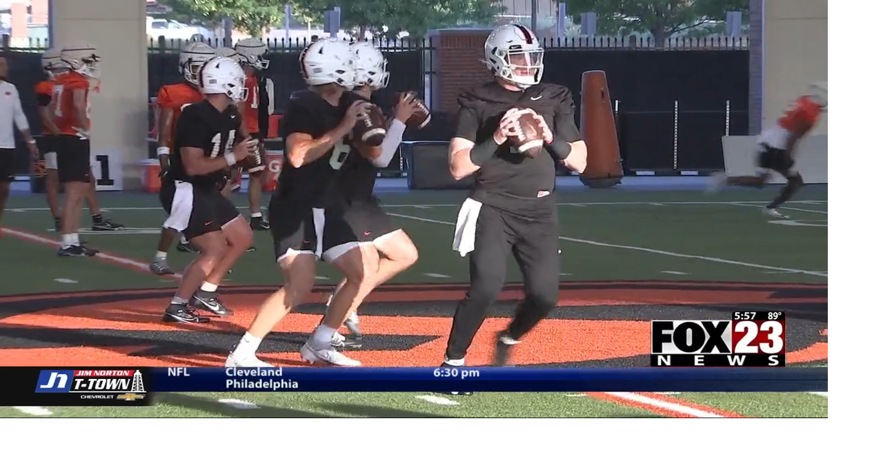 QB battle still going strong at OSU | Sports | fox23.com