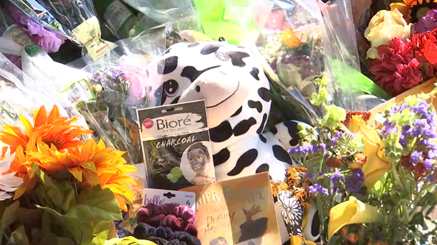 Photos: Memorial grows as community mourns Charles Page High School ...