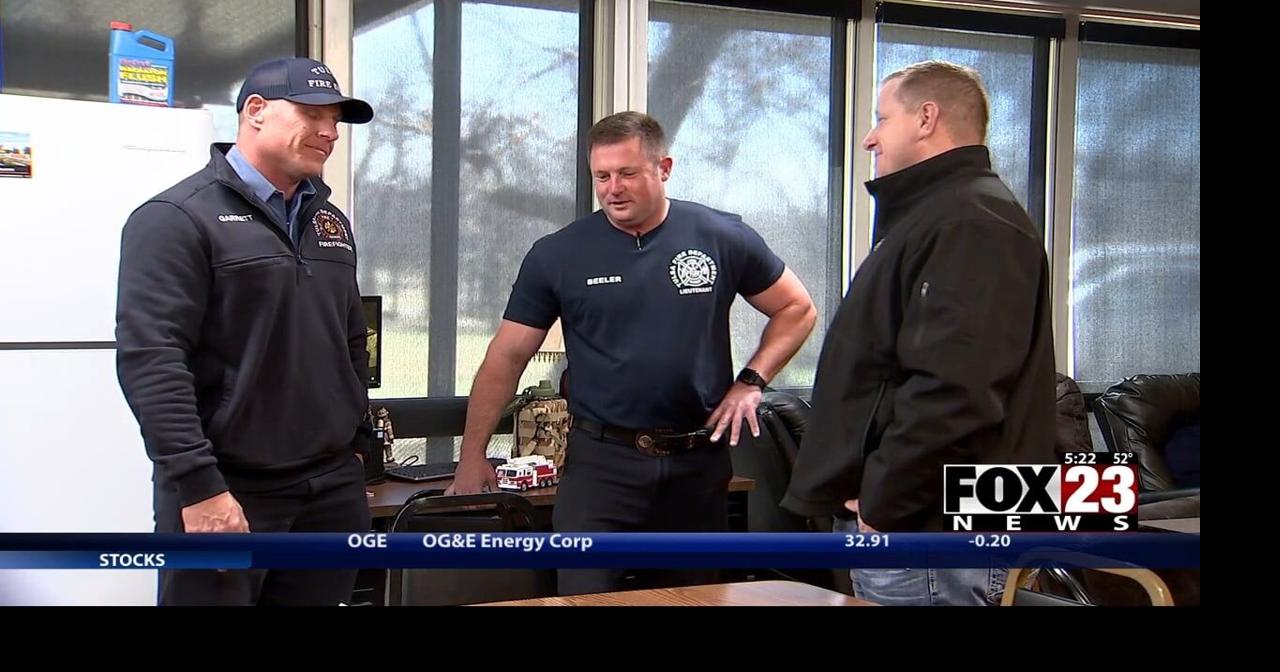 Tulsa man meets firefighters who saved his life | News | fox23.com