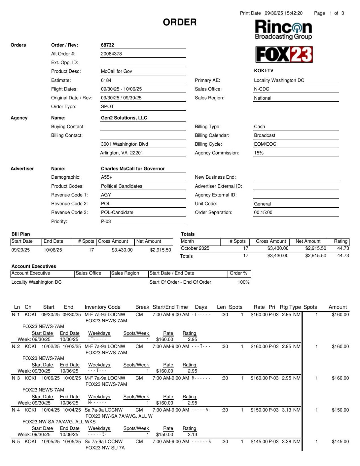2025_Charles McCall_Governor_Order 68732_20250929_KOKI | | fox23.com