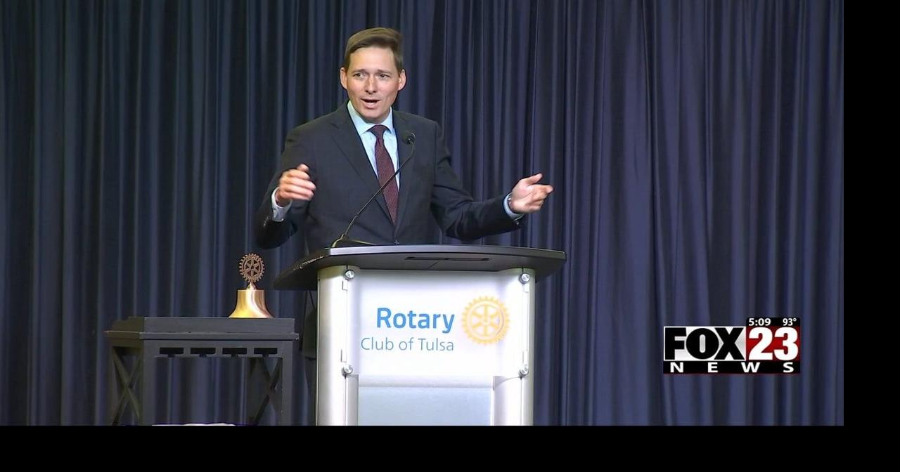 OK Lt. Governor Matt Pinnell addresses Tulsa Rotary Club with state ...