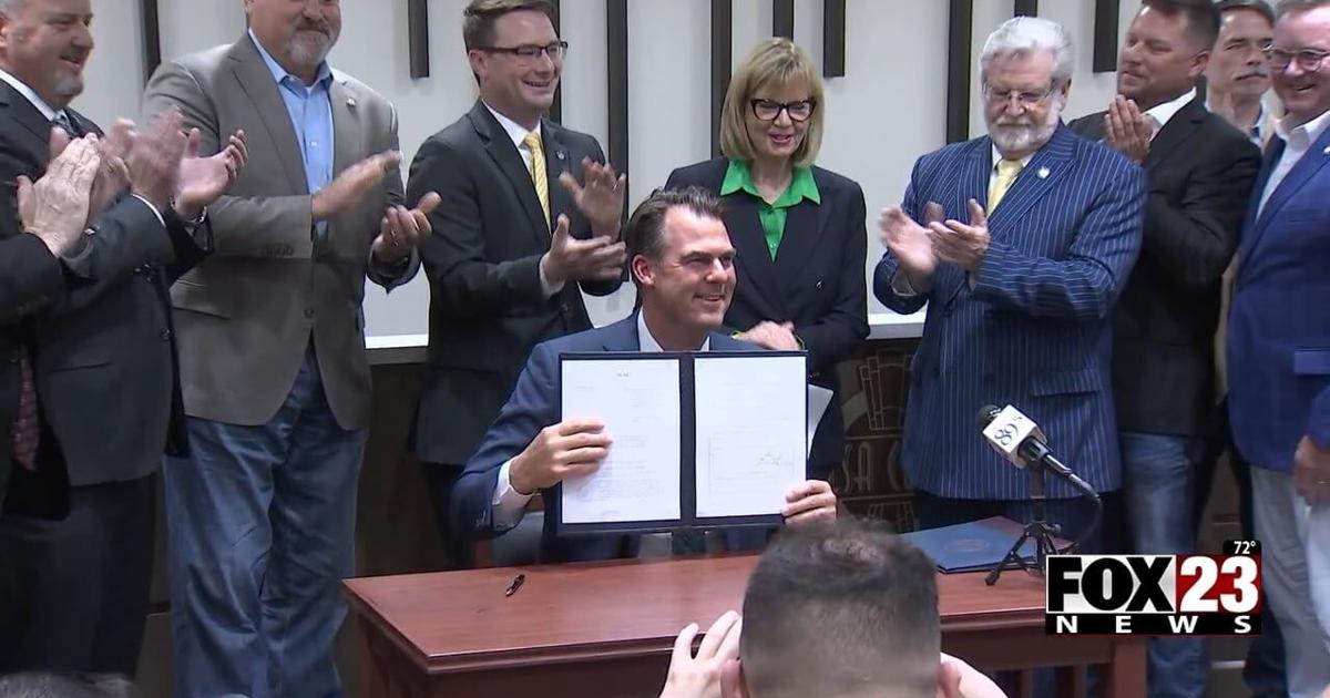 Gov. Stitt signs bill to restore levee system in Tulsa County | News ... Gov. Stitt signs bill to restore levee system in Tulsa County | News ...