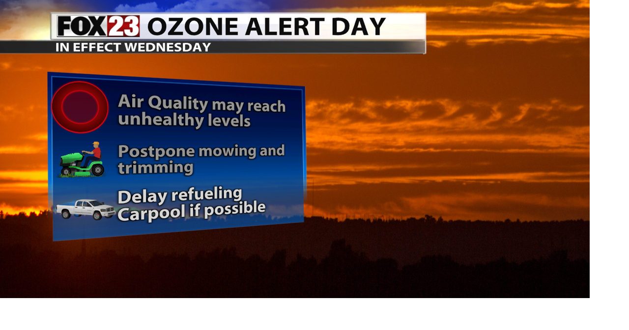 October 5 declared an Ozone Alert! Day | News | fox23.com