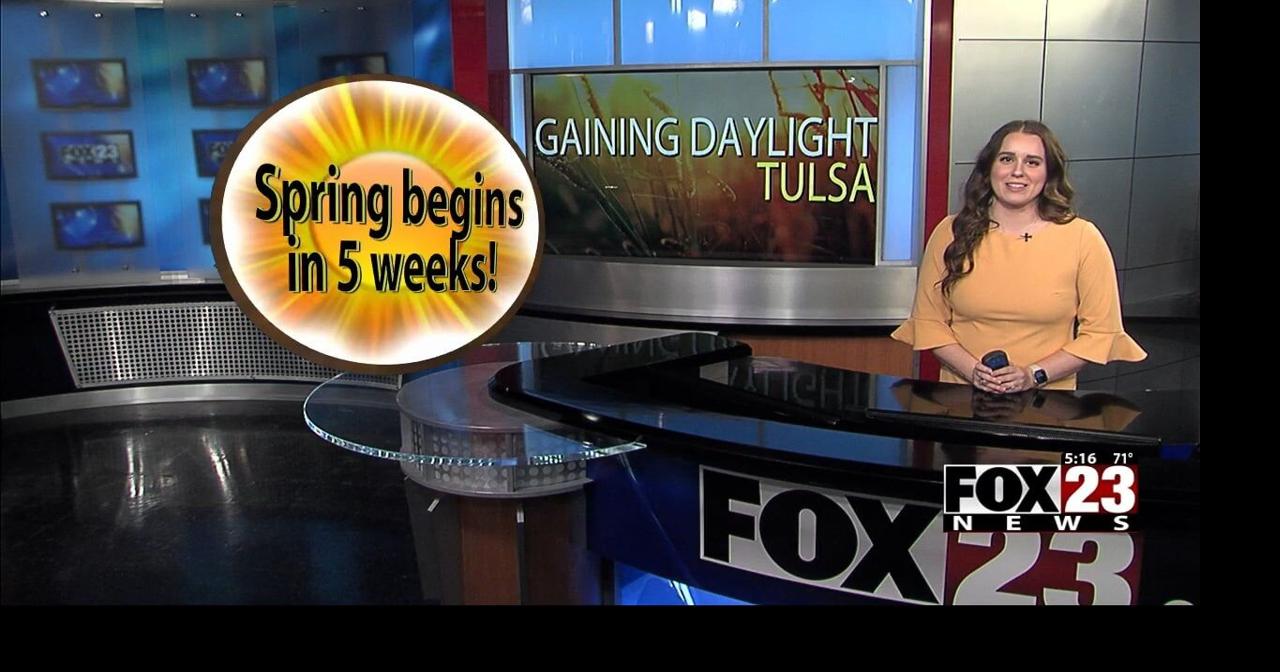 Video: FOX23's Mikayla Smith shows why Tulsa is gaining daylight hours | News | fox23.com