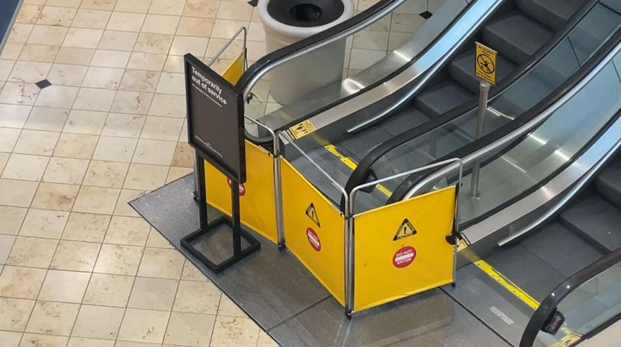 broken escalator
