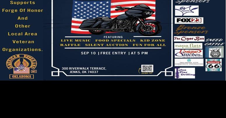 American Veterans Motorcycle Club to hold fundraiser at Jenks Riverwalk ...