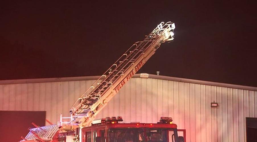 Photos: Firefighters at west Tulsa building fire | | fox23.com
