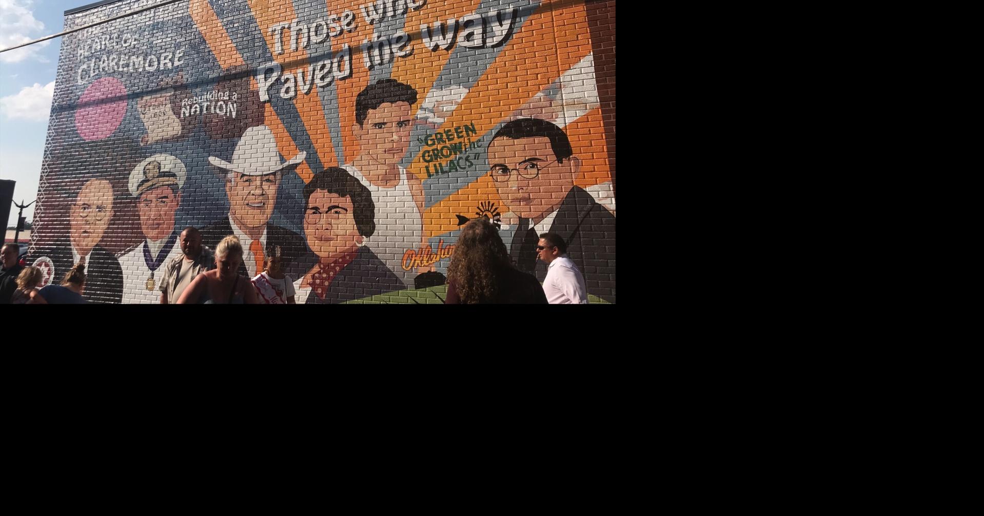 Cherokee Nation unveils large mural in downtown Claremore | News ...