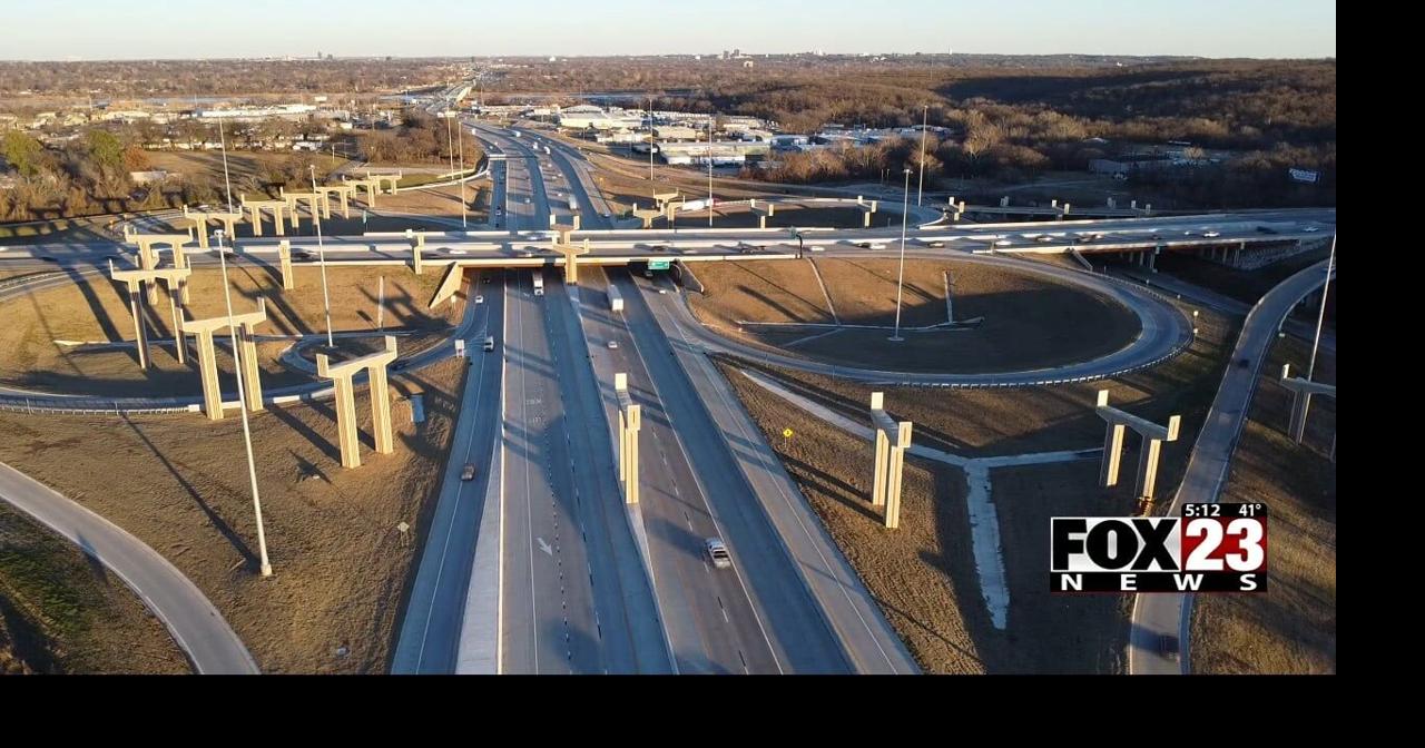 Construction to begin again on Tulsa highway interchange | News | fox23.com