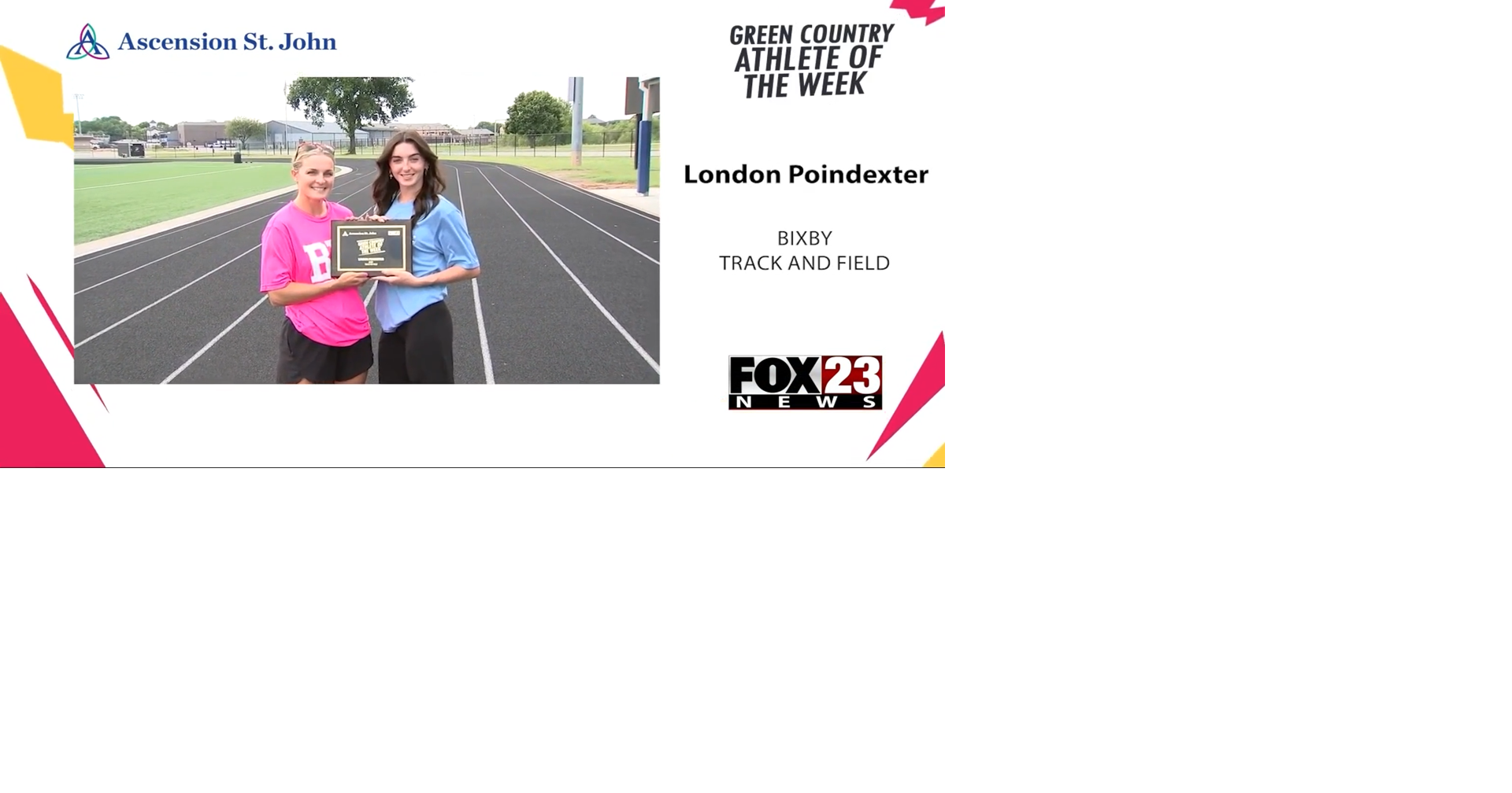 Athlete of the Week - June 3rd: London Poindexter, Bixby track and ...