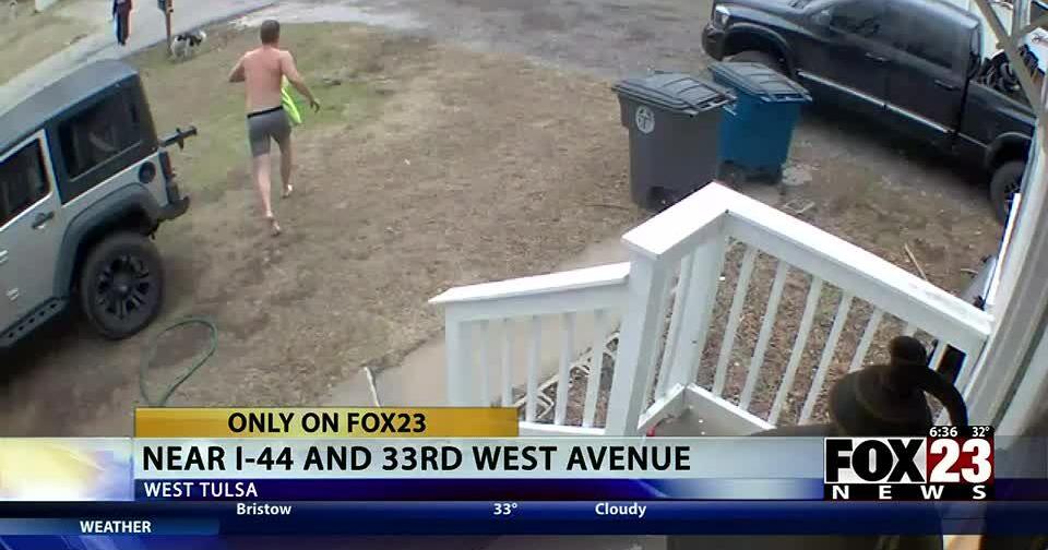 West Tulsa man in underwear tries to stop package thief | News | fox23.com