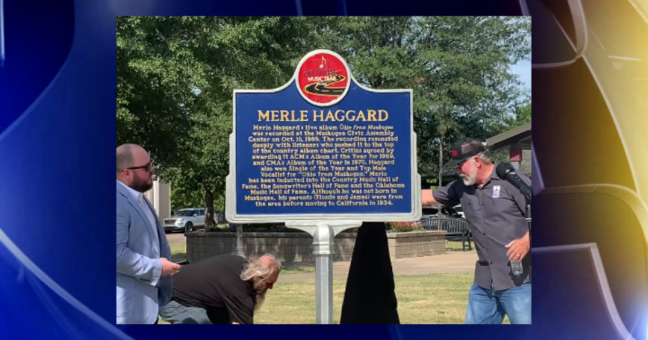 New Oklahoma Music Trail Marker to honor Merle Haggard unveiled in ...