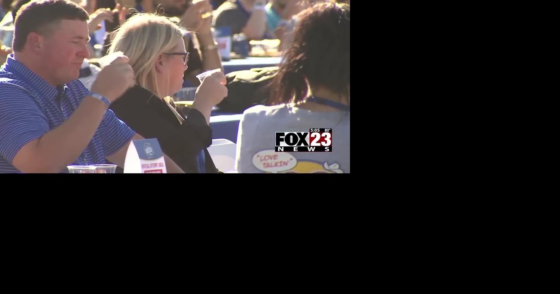 University of Tulsa falls short of world’s largest beer tasting record ...