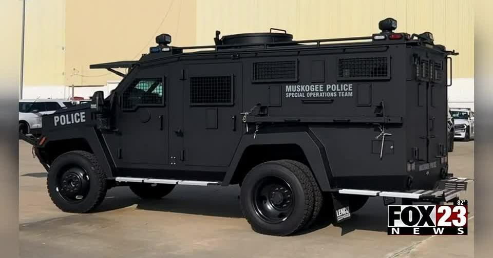 Muskogee police wrap up training with new armored vehicle | News ...