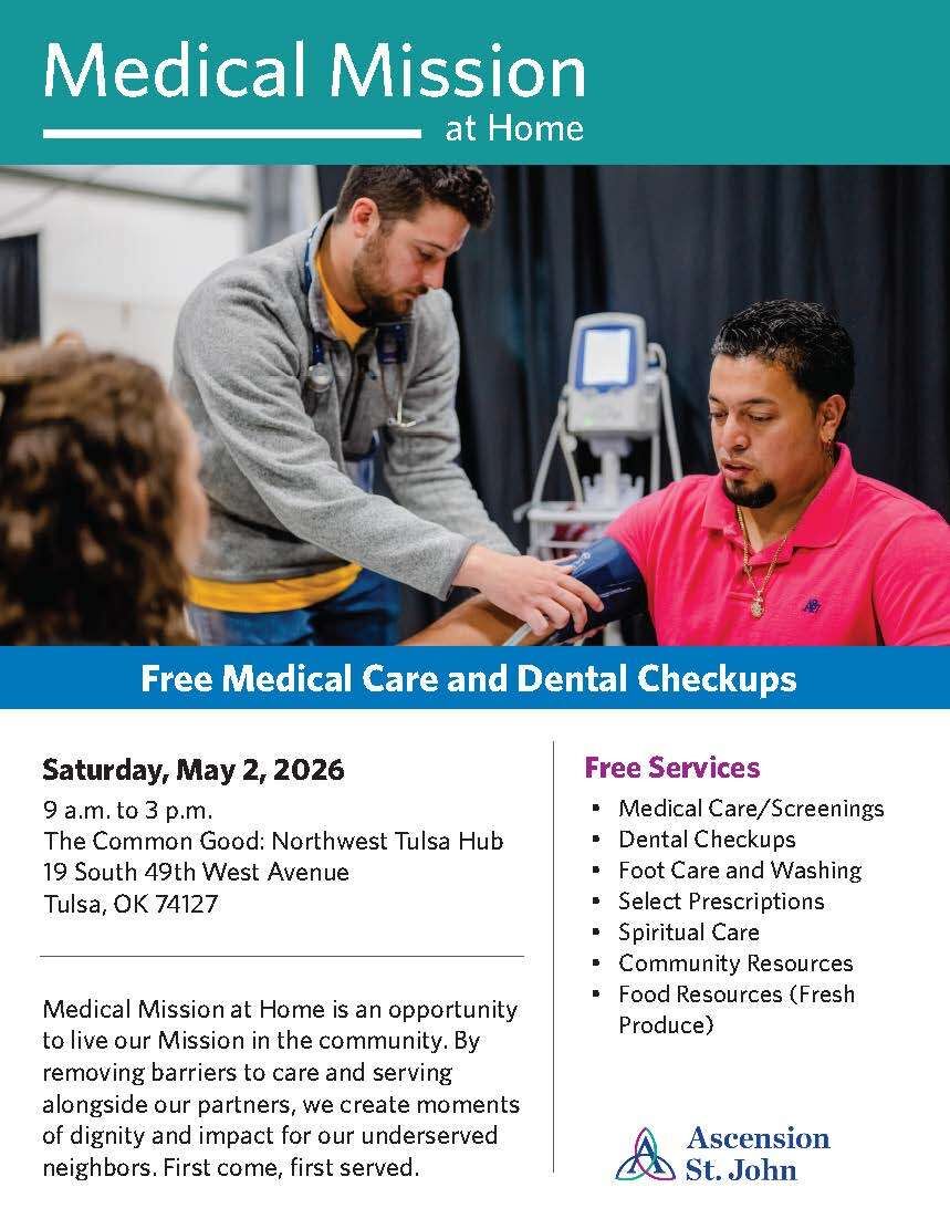 Ascension St. John to host free medical mission event in Tulsa | News ...