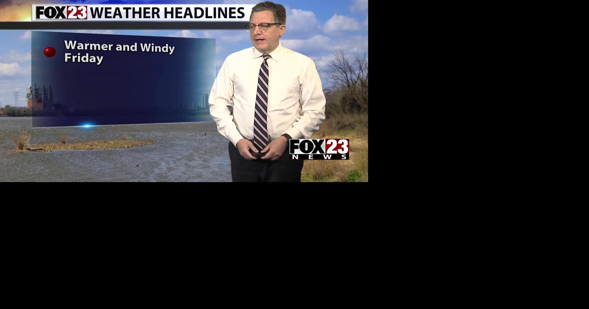 FORECAST: Windy and Warmer | Weather | fox23.com