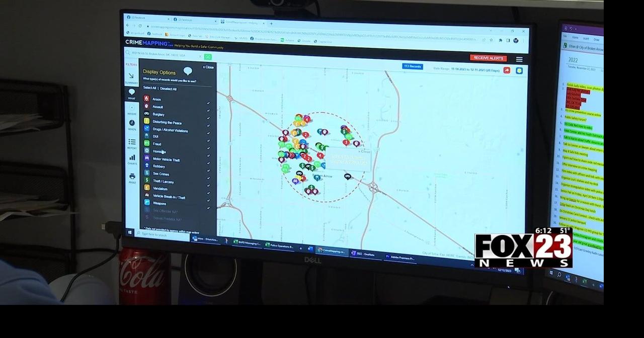 Broken Arrow Police urge public to take advantage of new crime mapping ...