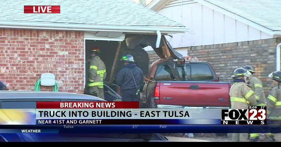Truck hits house in east Tulsa | News | fox23.com