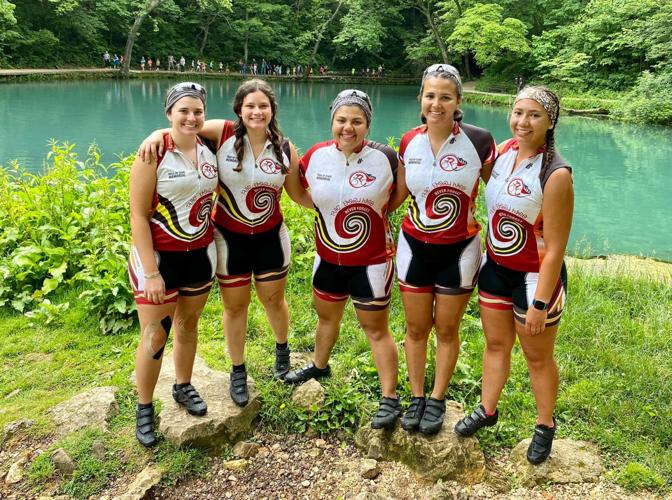 Photos: Cherokee "Remember the Removal" cyclists return home | | fox23.com