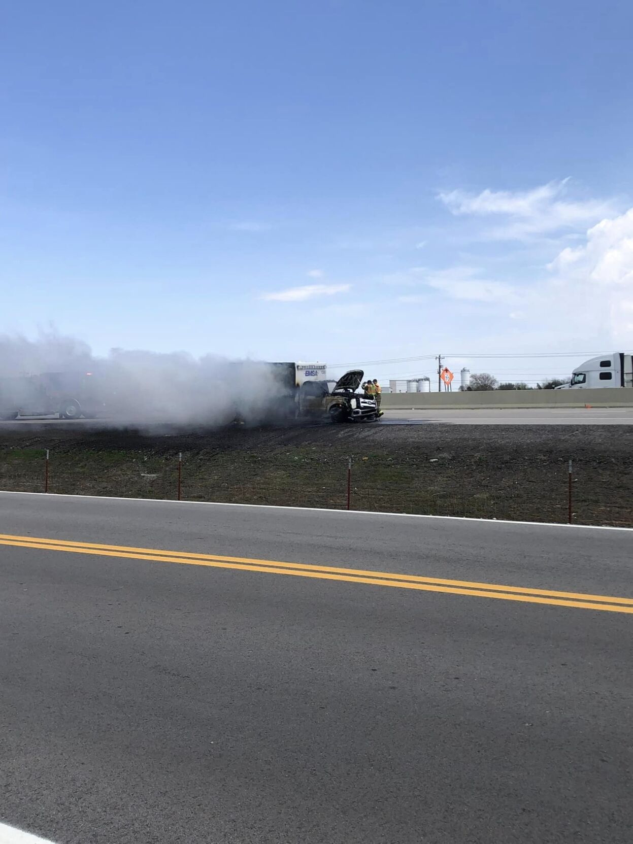 Sapulpa ambulance catches fire, 2-year-old patient OK | | fox23.com