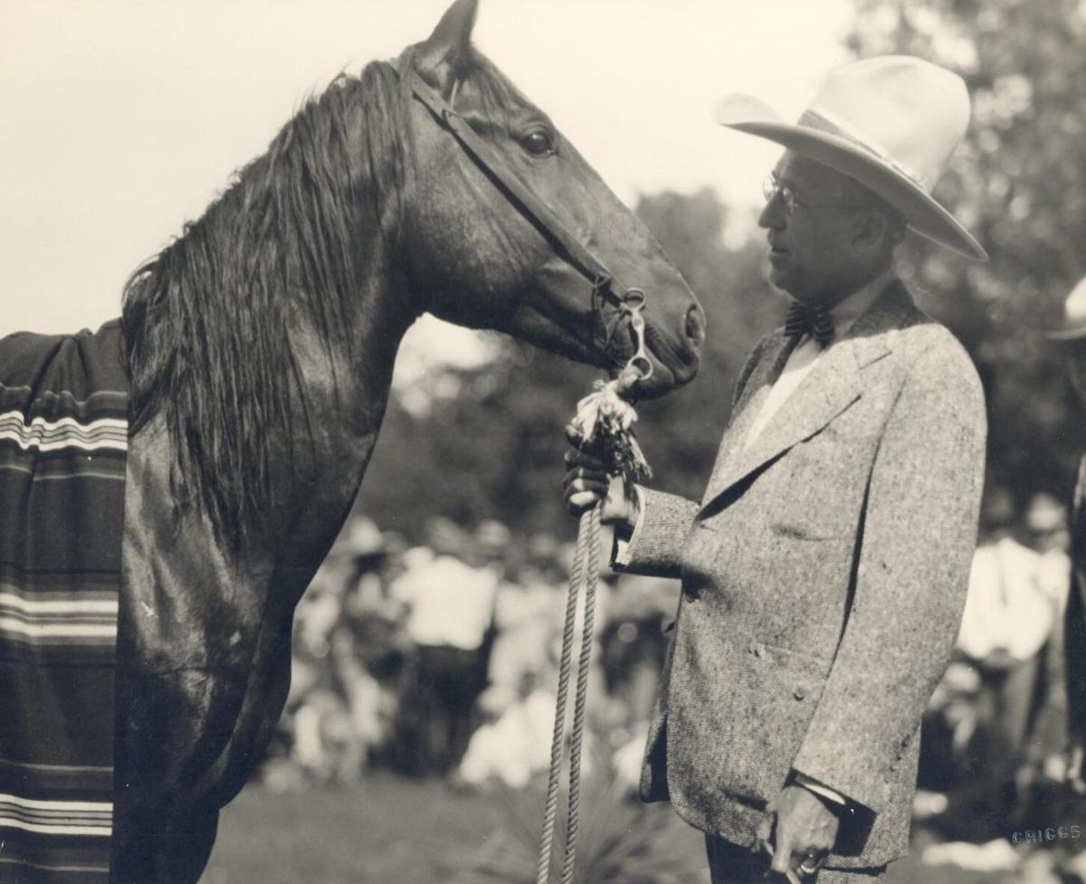 Frank Phillips, late owner of Phillips Petroleum Co., recognized on his ...