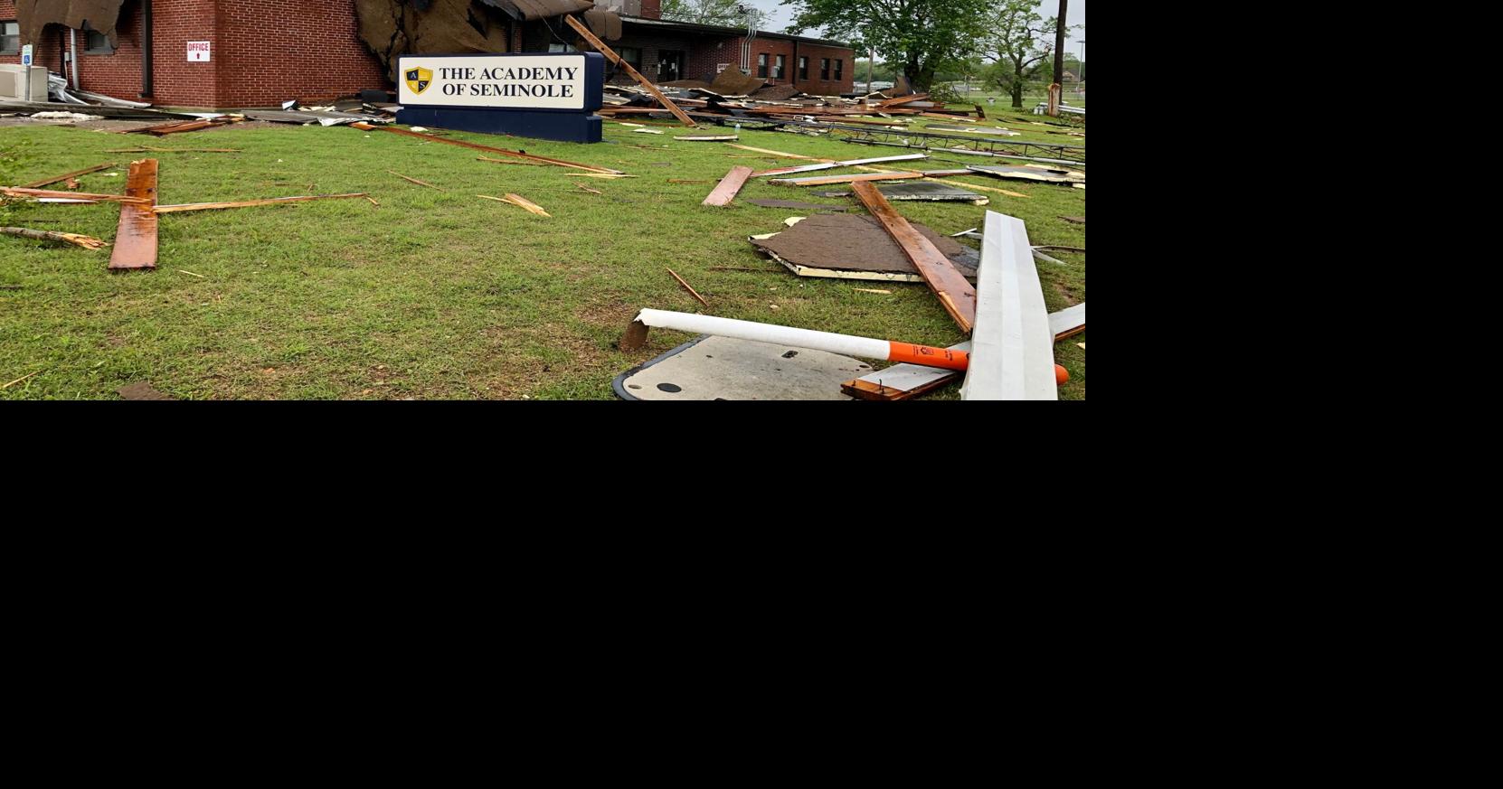 Seminole cleaning up after tornado damages downtown, schools ...