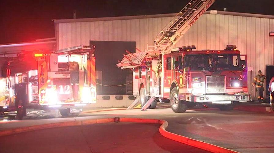 Photos: Firefighters at west Tulsa building fire | | fox23.com