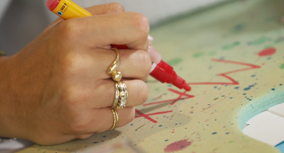 Photos: Oklahoma artists make mural from OU Children...s Hospital ...