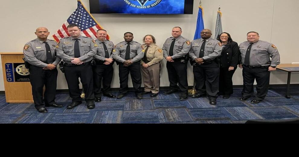 Tulsa County Sheriff's Office celebrates several deputy promotions with ...