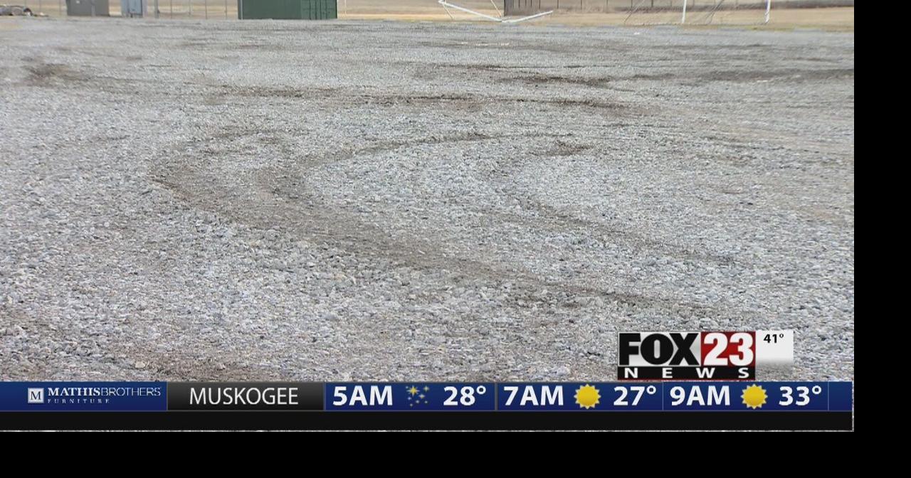 Owasso soccer fields damaged after someone does donuts in snow | Local ...