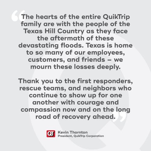 QuikTrip donates $250,000 to relief efforts in Texas following deadly ...