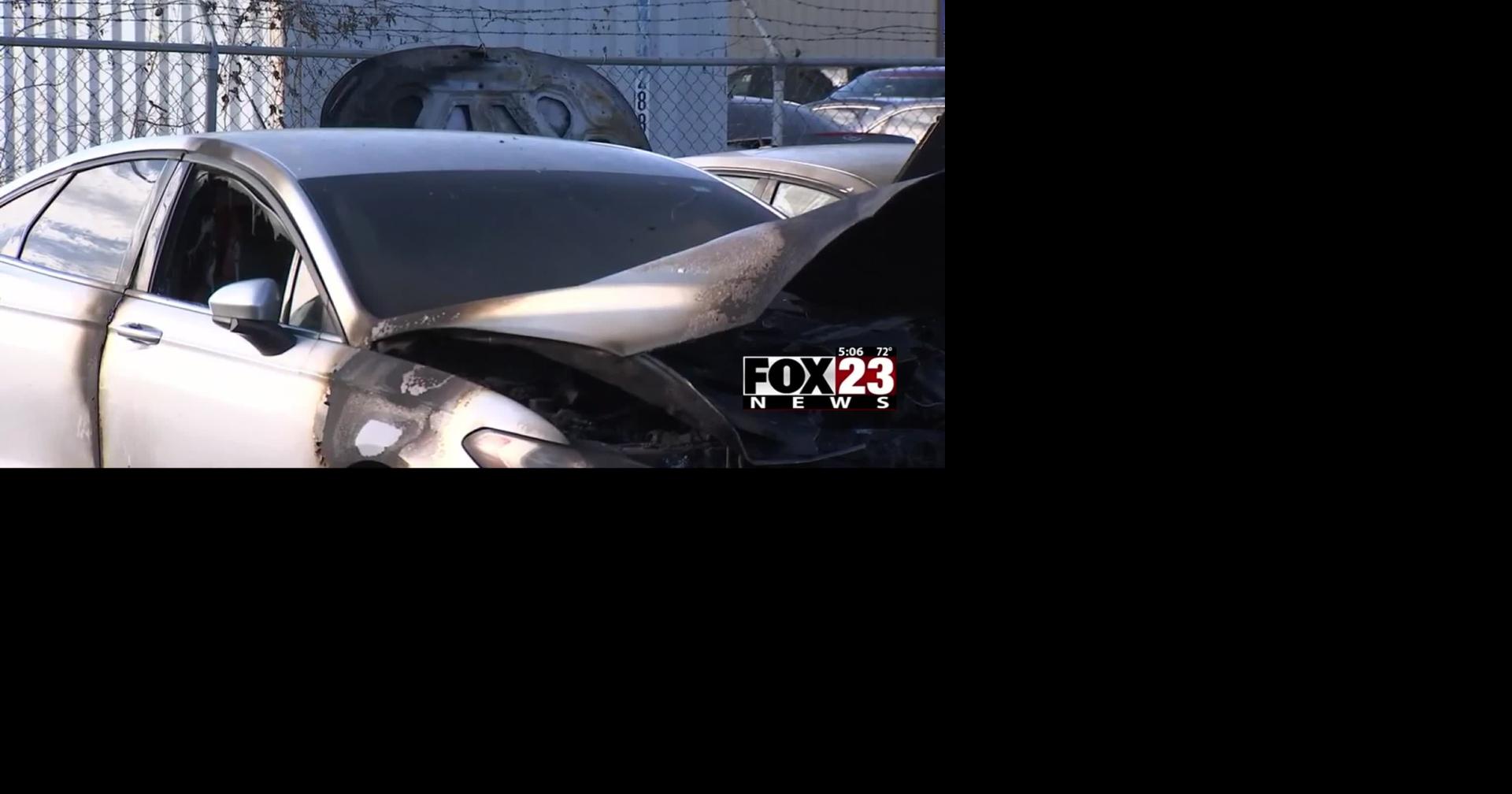 TFD investigates cause of multiple car fire | News | fox23.com