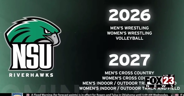 NSU athletics to add 7 new varsity teams | Sports | fox23.com