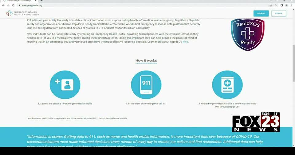 TCSO using new technology to make an Emergency Health profile program ...
