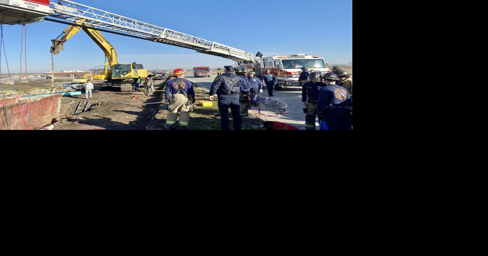 Tulsa fire rescues man who fell into trench | News | fox23.com