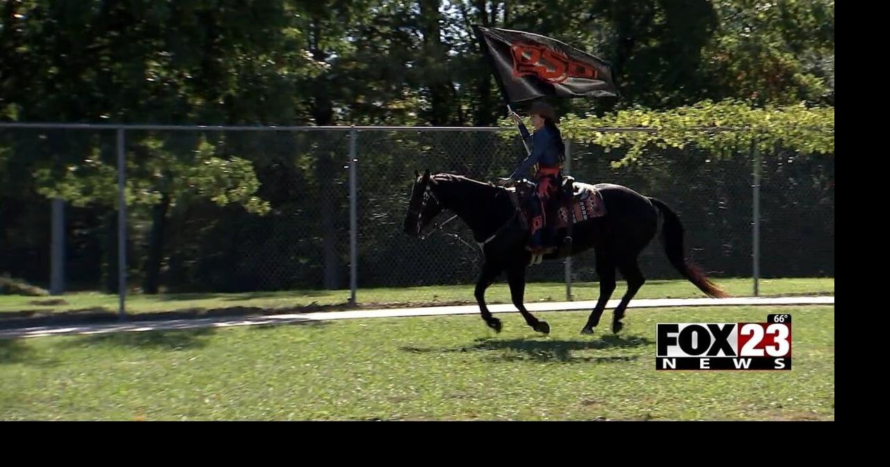 OSU's beloved horse Bullet and the Spirit Riders visit Broken Arrow ...