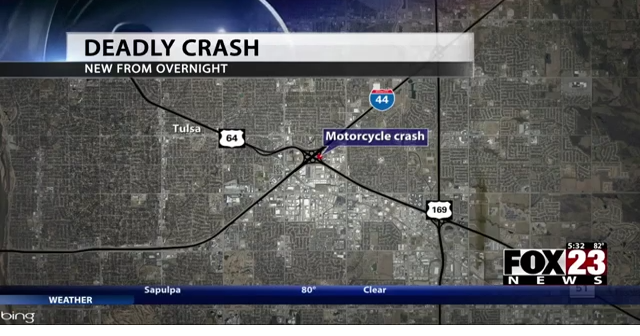 Tulsa man dies in motorcycle crash on I-44 | News | fox23.com