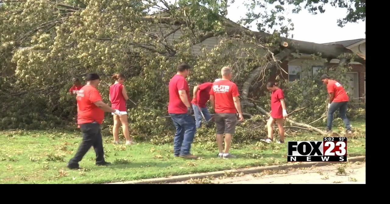 GUTS church helps Tulsa community with storm cleanup | Local & State ...