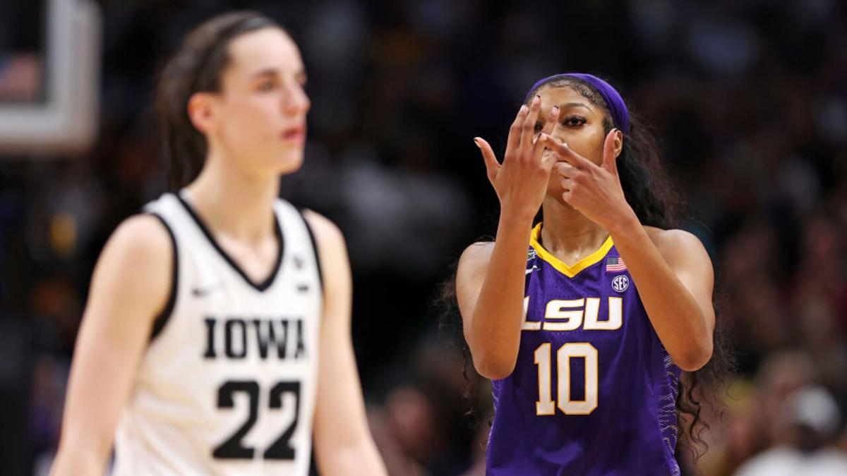 LSU's Angel Reese hand gesture | | fox23.com