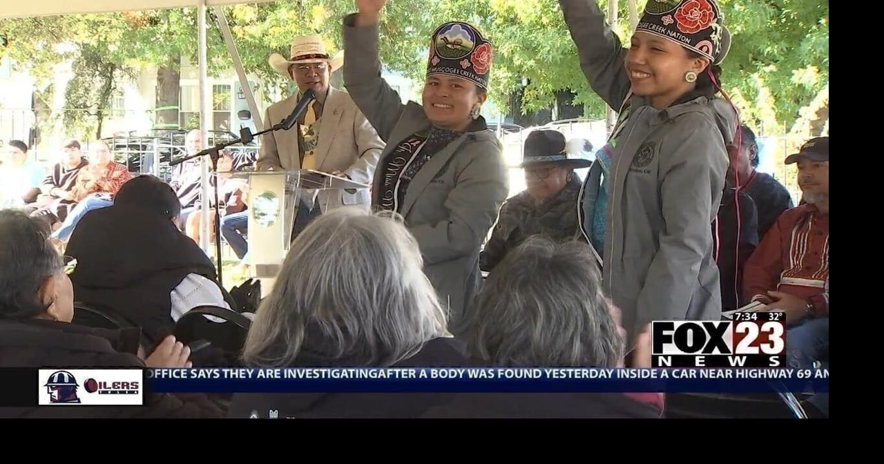 Muscogee Creek Nation hosts Repatriation Ceremony at Council Oak Park ...