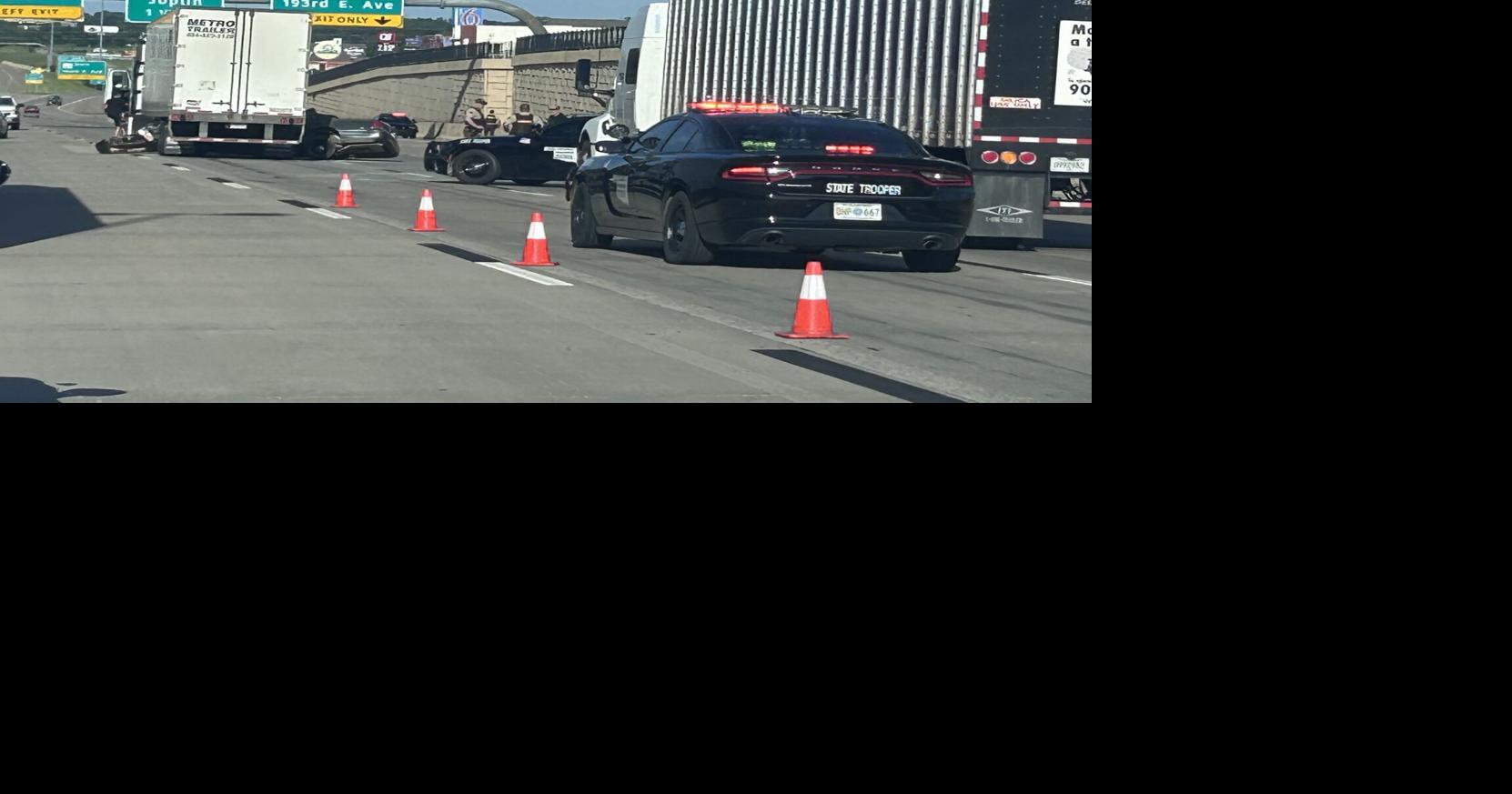 I-44 eastbound at 193rd East Avenue back open following crash involving ...