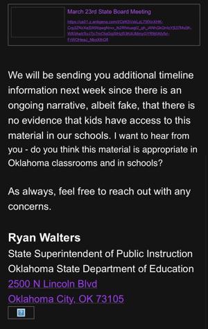 FOX23 obtains email confirming State Superintendent shared pornographic ...