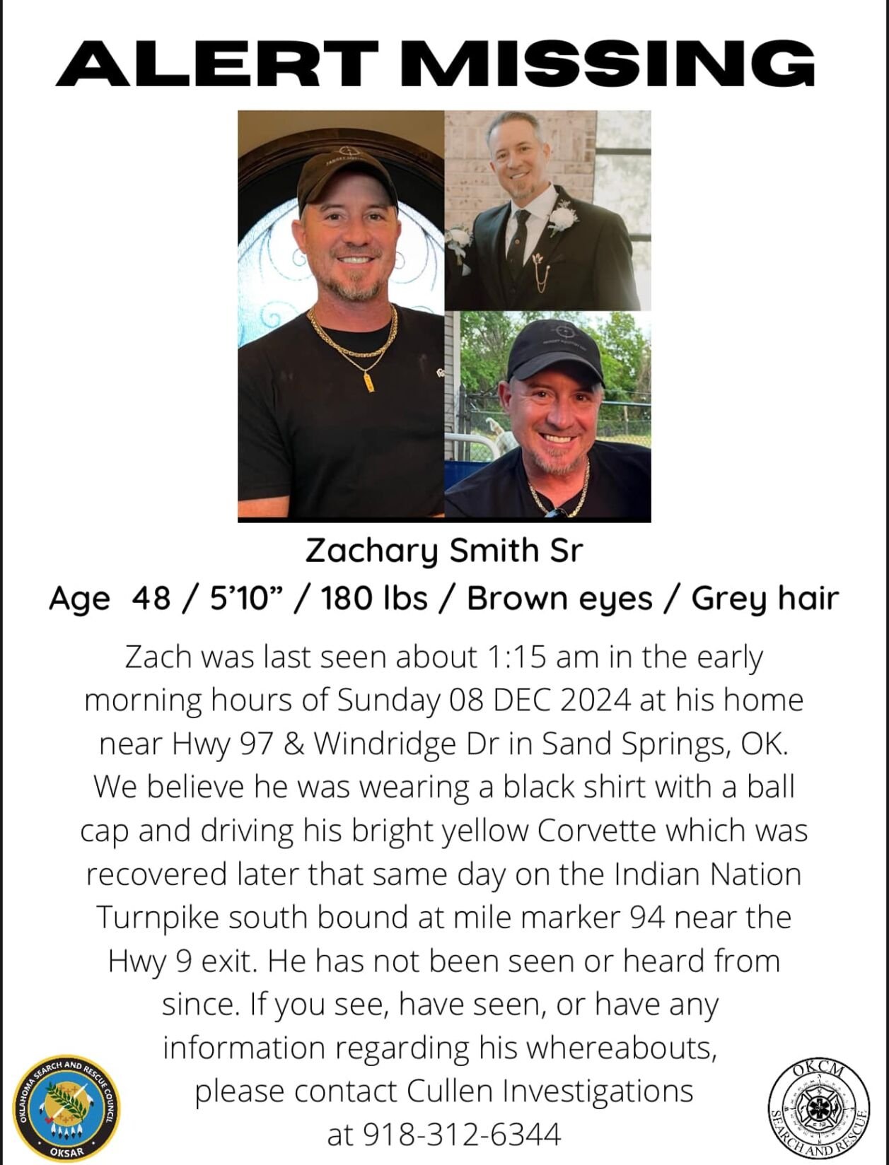 Search planned for missing Sand Springs man | News | fox23.com